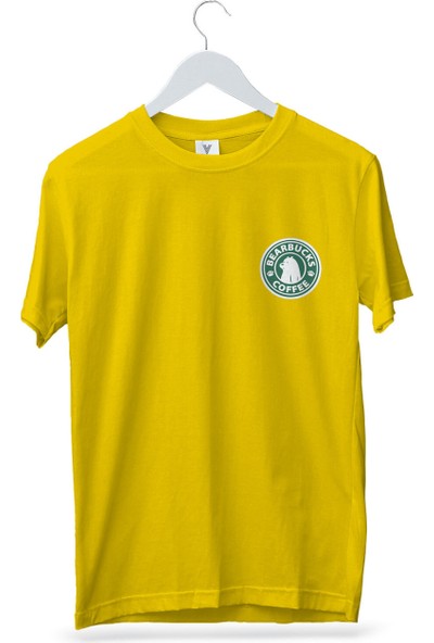 Takivis Bearbucks Coffe Bisiklet Yaka Kısa Kollu Tişört Takivis Bearbucks Coffe Bisiklet Yaka Kısa Kollu Tişört