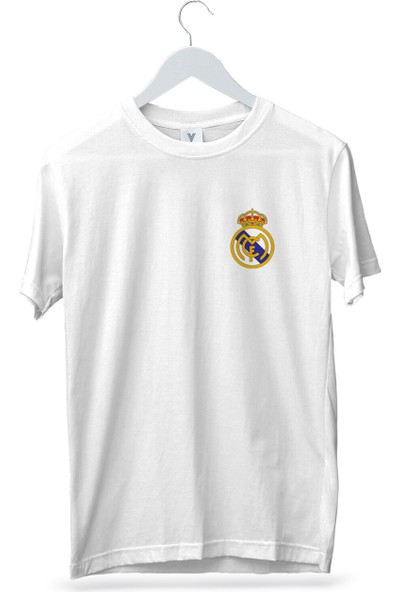 Takivis Real Madrid Futbol Takımı Bisiklet Yaka Kısa Kollu Tişört