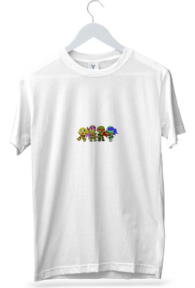 Takivis Ninja Turtles Ninja Kaplumbağalar Bisiklet Yaka Kısa Kollu Tişört Takivis Ninja Turtles Ninja Kaplumbağalar Bisiklet Yaka Kısa Kollu Tişört