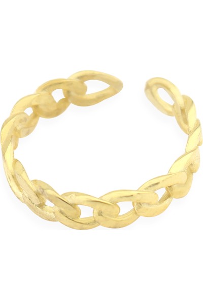 Silveranka 925 Ayar Gümüş Zincir Gümüş Yüzük Silveranka 925 Ayar Gümüş Zincir Gümüş Yüzük