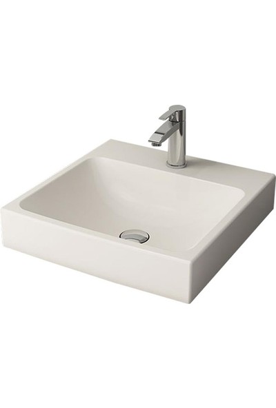 Bocchi Scala Tezgah Üstü Lavabo 48 cm Parlak Bisküvi 1076-014-0126 Bocchi Scala Tezgah Üstü Lavabo 48 cm Parlak Bisküvi 1076-014-0126