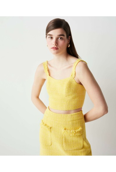 İpekyol Tüvit Crop Bluz