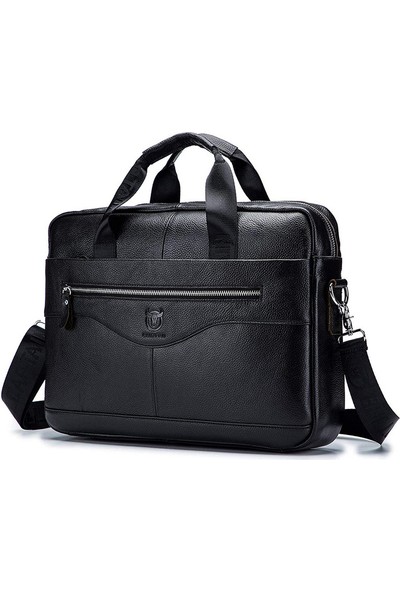 Bullcaptain Hakiki Deri Ayarlanabilir Askılı Erkek Evrak Çantası - Siyah (Yurt Dışından) Bullcaptain Hakiki Deri Ayarlanabilir Askılı Erkek Evrak Çantası - Siyah (Yurt Dışından)
