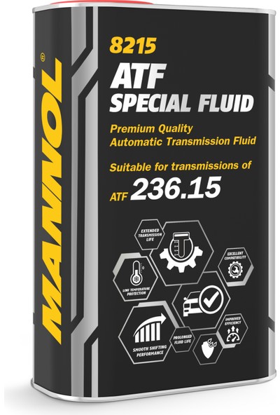 Mannol MN8215-1ME O.e.m. Atf MB 236.15 (Metal) 1 Lt ( Üretim Yılı: 2022 ) Mannol MN8215-1ME O.e.m. Atf MB 236.15 (Metal) 1 Lt ( Üretim Yılı: 2022 )