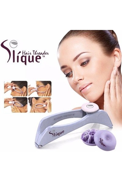 Slique Ipli Tüy Kıl Alma Kaş Bıyık Ağda Yüz Cilt Epilasyon Aleti Slique Ipli Tüy Kıl Alma Kaş Bıyık Ağda Yüz Cilt Epilasyon Aleti