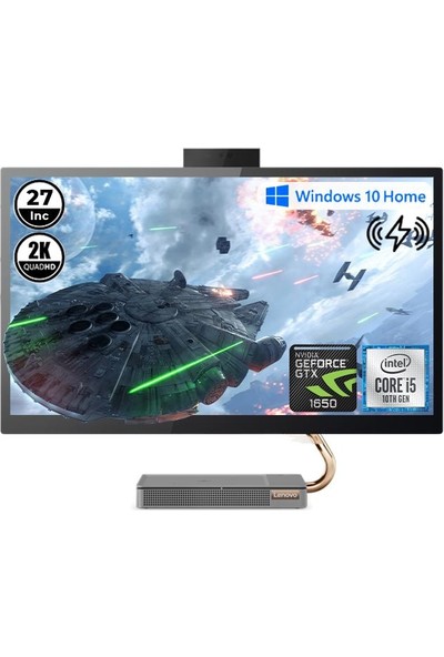 Lenovo Ideacentre 5 F0FA007FTX09 Intel Core i5-10400T 64GB 1TB+512SSD GTX1650 Windows 10 Home 27 Lenovo Ideacentre 5 F0FA007FTX09 Intel Core i5-10400T 64GB 1TB+512SSD GTX1650 Windows 10 Home 27