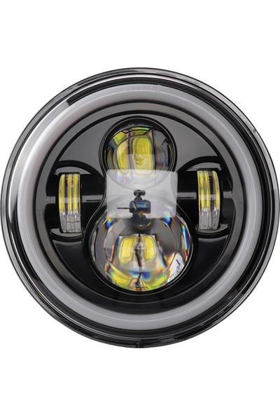 Kkmoon 12 V / 24 V Motosiklet Araba Far 7 Inç Yuvarlak LED (Yurt Dışından)