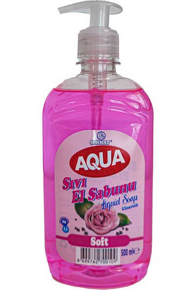 Aqua Gliserinli Sıvı Sabun Soft 500 ml Aqua Gliserinli Sıvı Sabun Soft 500 ml