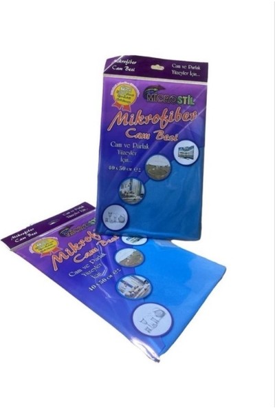 Microsil Mikrofiber 40x50 cm Cam Temizlik Bezi Microsil Mikrofiber 40x50 cm Cam Temizlik Bezi
