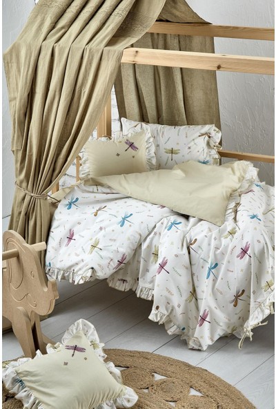 Ecocotton Nina Kız Bebek Nevresim Takımı %100 Organik Pamuk Baskılı 100X150 cm Ecocotton Nina Kız Bebek Nevresim Takımı %100 Organik Pamuk Baskılı 100X150 cm