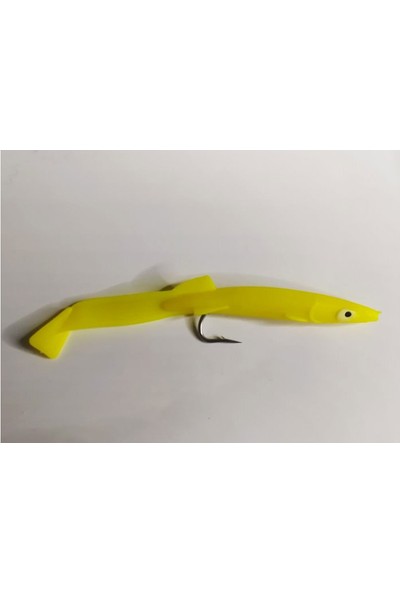 Aldos Aldos raglou Tarzı Iğneli Silikon Yem 10,5 cm Sarı