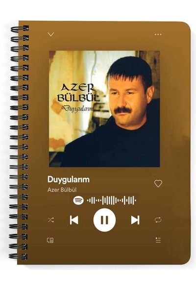 Astak Duygularım Azer Bülbül Spotify Karekodlu Baskılı Ahşap Kapaklı Defter 15X20 cm DFT2818 Astak Duygularım Azer Bülbül Spotify Karekodlu Baskılı Ahşap Kapaklı Defter 15X20 cm DFT2818