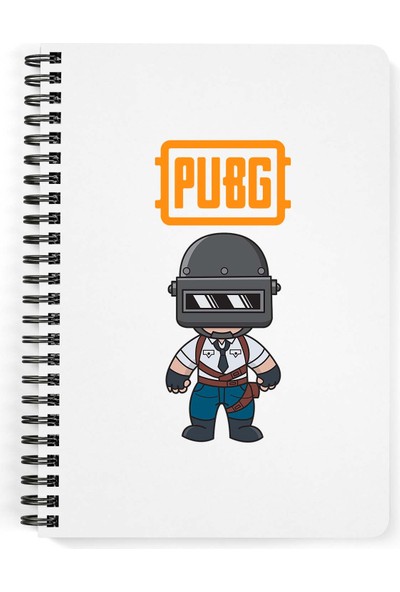 Astak Pubg Baskılı Ahşap Kapaklı Defter 15X20 cm DFT1819