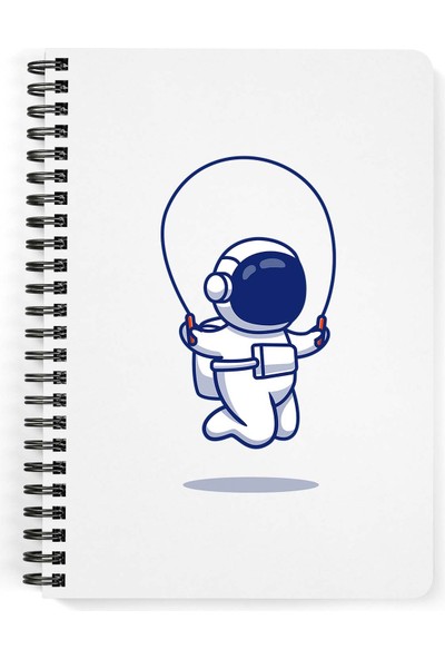 Astak Uzayda Spor Baskılı Ahşap Kapaklı Defter 15X20 cm DFT1842 Astak Uzayda Spor Baskılı Ahşap Kapaklı Defter 15X20 cm DFT1842