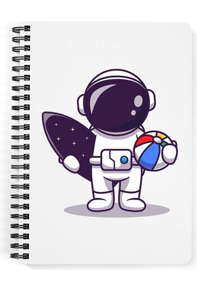 Astak Uzay Tatili Baskılı Ahşap Kapaklı Defter 15X20 cm DFT1881 Astak Uzay Tatili Baskılı Ahşap Kapaklı Defter 15X20 cm DFT1881