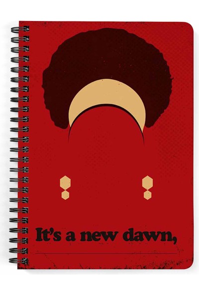 Astak Dawn Baskılı Ahşap Kapaklı Defter 15X20 cm DFT2790