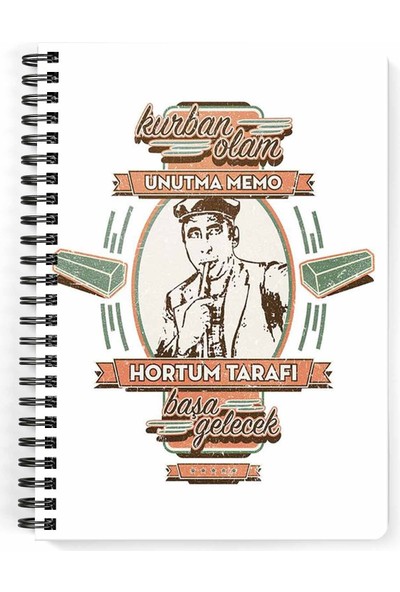 Astak Şener Şen Baskılı Ahşap Kapaklı Defter 15X20 cm DFT2902