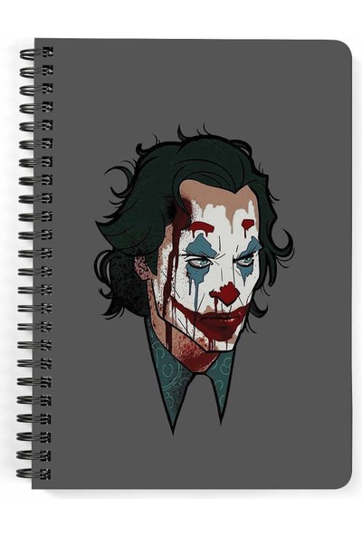 Astak Joker Baskılı Ahşap Kapaklı Defter 15X20 cm DFT5013