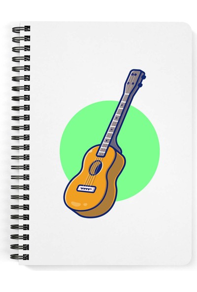 Astak Gitar Baskılı Ahşap Kapaklı Defter 15X20 cm DFT1642 Astak Gitar Baskılı Ahşap Kapaklı Defter 15X20 cm DFT1642