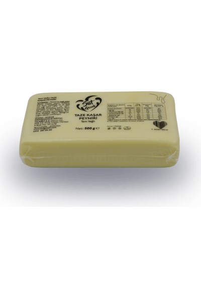 Süt Güzeli Taze Kaşar Peyniri Tam Yağlı 1000 gr
