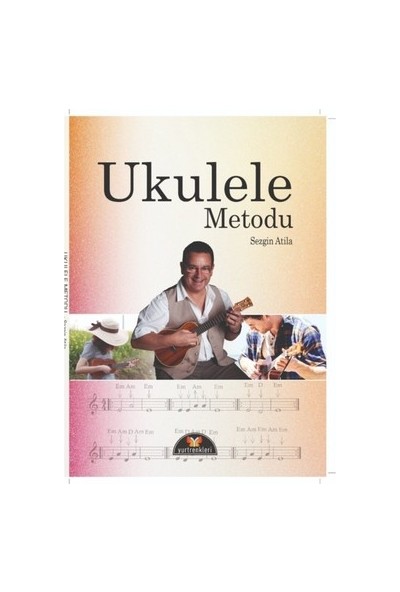 Yurtrenkleri YR-026 Ukulele Metodu - Sezgin Atilla 60 Sayfa