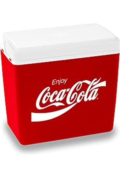 Coca-Cola CCMP24 24 Litre Buzluk, Kırmızı/beyaz