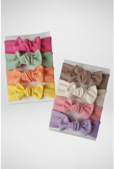 Minnie Kids Kız Bebek 8'li Ribana Bandana Minnie Kids Kız Bebek 8'li Ribana Bandana