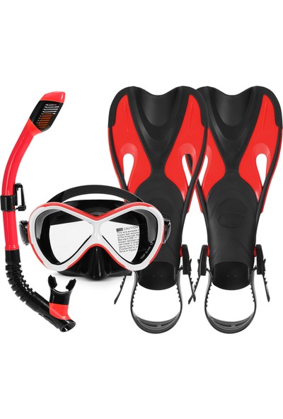 Kkmoon 3'lü Çocuklar Dalış Kiti Yüzme Gözlük Kuru Şnorkel (Yurt Dışından)