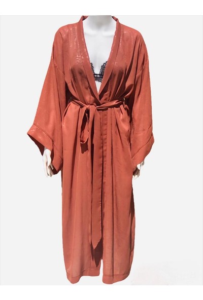 Lalesh Cinnamon Uzun Kimono