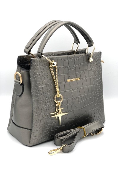 Michael Polo Kadın Yıldız Aksesuarlı El ve Omuz Çantası