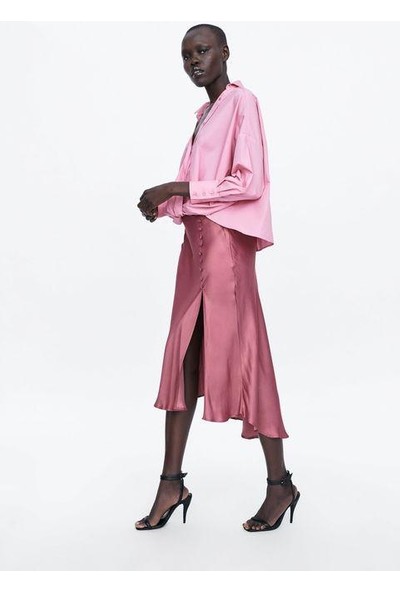 Coco Butik Saten Kumaş Etek