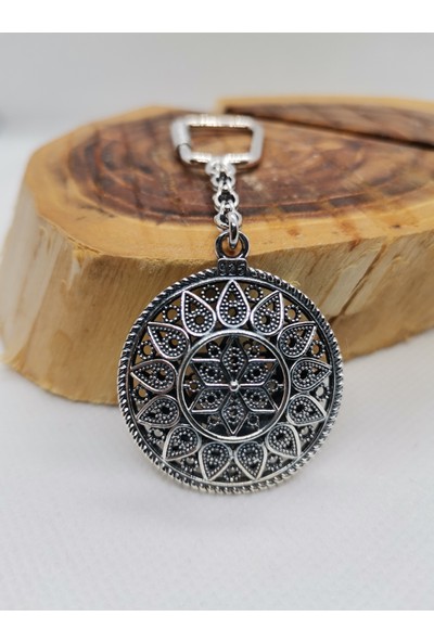 GümüşPark Midyat 925 Ayar Gümüş Anahtarlık