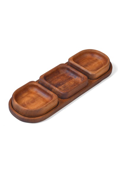 Woodlife Ahşap Çerezlik - Afrika İroko Ağacı Woodlife Ahşap Çerezlik - Afrika İroko Ağacı