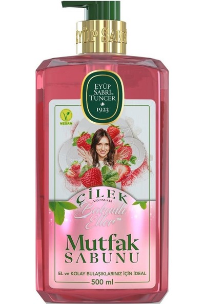 Eyüp Sabri Tuncer Çilek Aromalı Sıvı Mutfak Sabunu 500 Ml Eyüp Sabri Tuncer Çilek Aromalı Sıvı Mutfak Sabunu 500 Ml