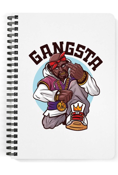 Astak Gangsta Baskılı Ahşap Kapaklı Defter 15X20 cm DFT1590 Astak Gangsta Baskılı Ahşap Kapaklı Defter 15X20 cm DFT1590