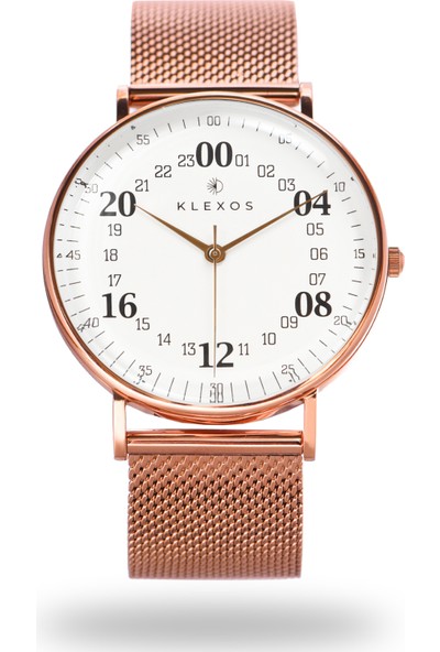 Klexos 24 Saat Kadranlı Kol Saati | Dream Cappadocia Rose Gold Klexos 24 Saat Kadranlı Kol Saati | Dream Cappadocia Rose Gold