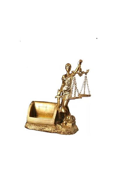 Altın Sarısı Kartlık Adalet Biblo