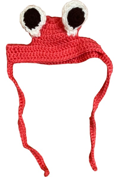 Lets Get Pet Kediler Için El Örgüsü Kurbağa Şapkası Lets Get Pet Kediler Için El Örgüsü Kurbağa Şapkası
