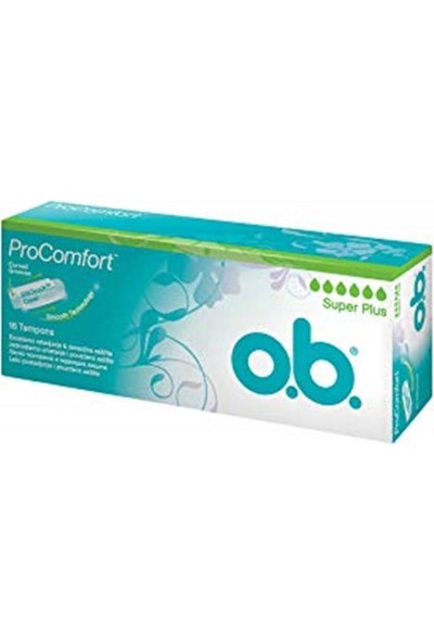 O.b. Tampon Süper Plus Yeni, 16'lı
