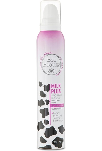 EKS Ticaret Bee Beauty Milk Plus Saç Bakım Köpüğü Süt Proteini 200 ml EKS Ticaret Bee Beauty Milk Plus Saç Bakım Köpüğü Süt Proteini 200 ml