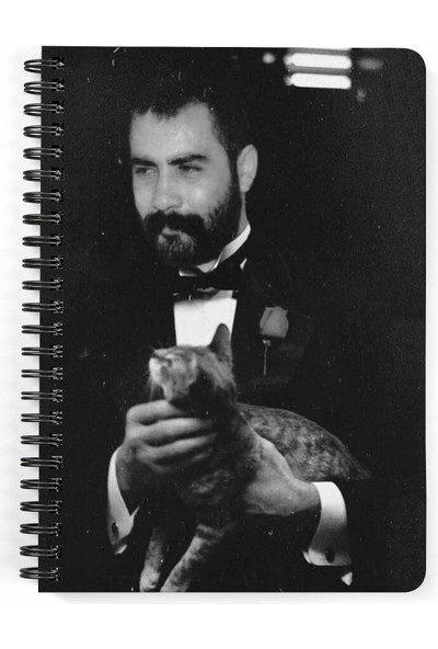 Astak Ahmet Kaya Baskılı Ahşap Kapaklı Defter 15X20 cm DFT2993