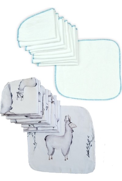 Outlet Ürünü 20'li Pamuklu Bebek Ağız Mendili