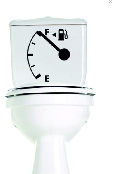 Yakıt Ibresi Wc Klozet Kapak Etiketi 20X30CM