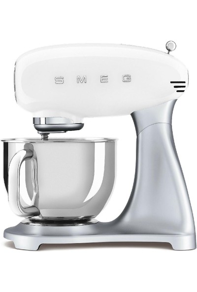 Smeg 50's Style Retro Beyaz Stand Mikser SMF02WHEU Smeg 50's Style Retro Beyaz Stand Mikser SMF02WHEU
