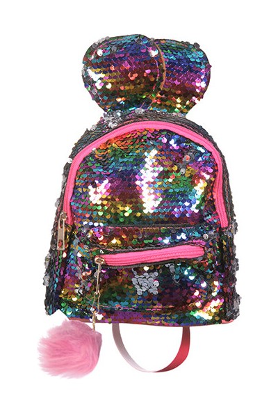 Gökkuşağı Pullu Tavşan Çanta