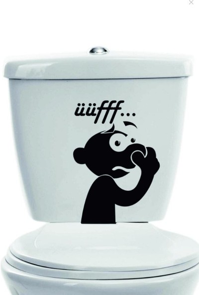 Ulusal Reklam Kokudan Rahatsız Wc Klozet Kapak Etiketi 20X30CM Ulusal Reklam Kokudan Rahatsız Wc Klozet Kapak Etiketi 20X30CM