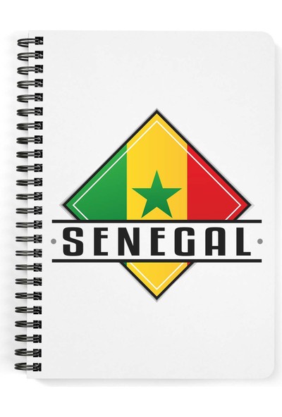 Astak Senegal Baskılı Ahşap Kapaklı Defter 15X20 cm DFT2225
