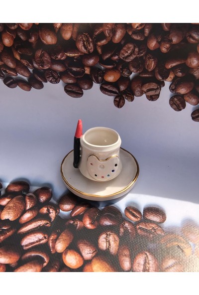 Merve Tasarım Ceramic Seramik Boyapaleti Fincan