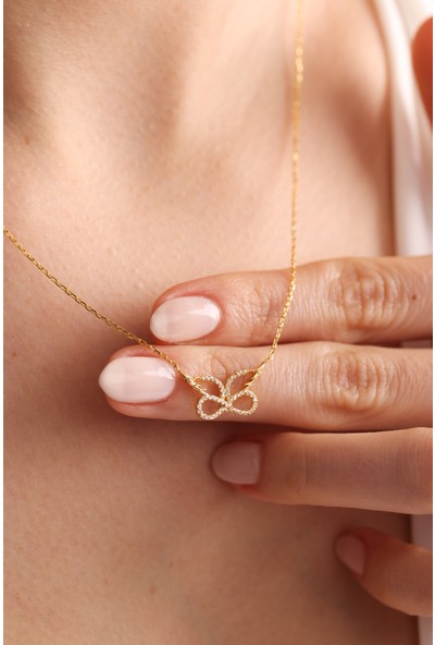 Cakan Jewelry Kelebek Kolye