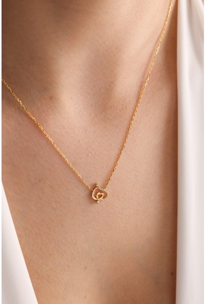 Cakan Jewelry Minimal Taşlı Kolye